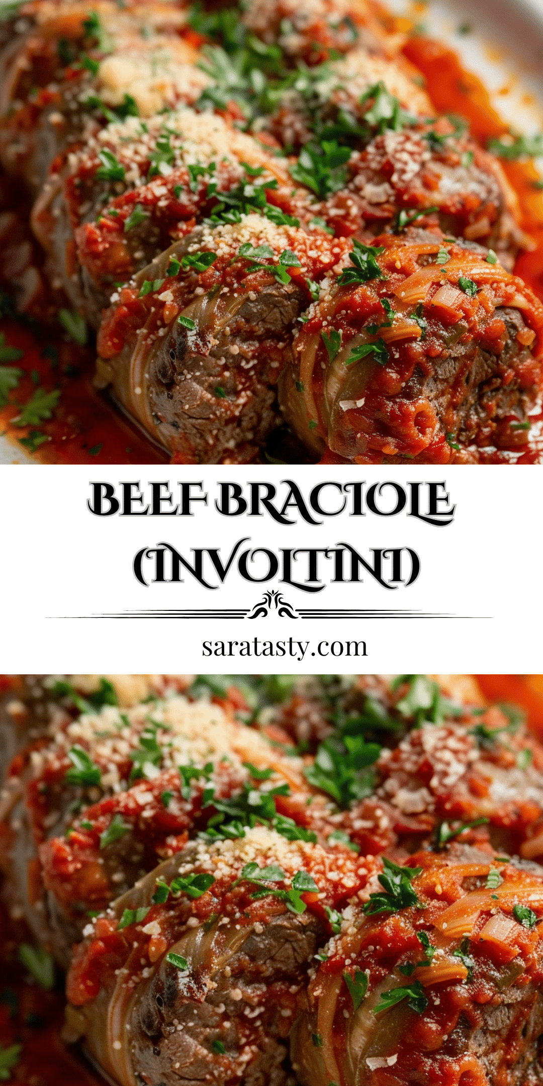 Home » Recipes » Main Courses » Beef Braciole (Involtini) – Traditional Italian Braciole al Sugo