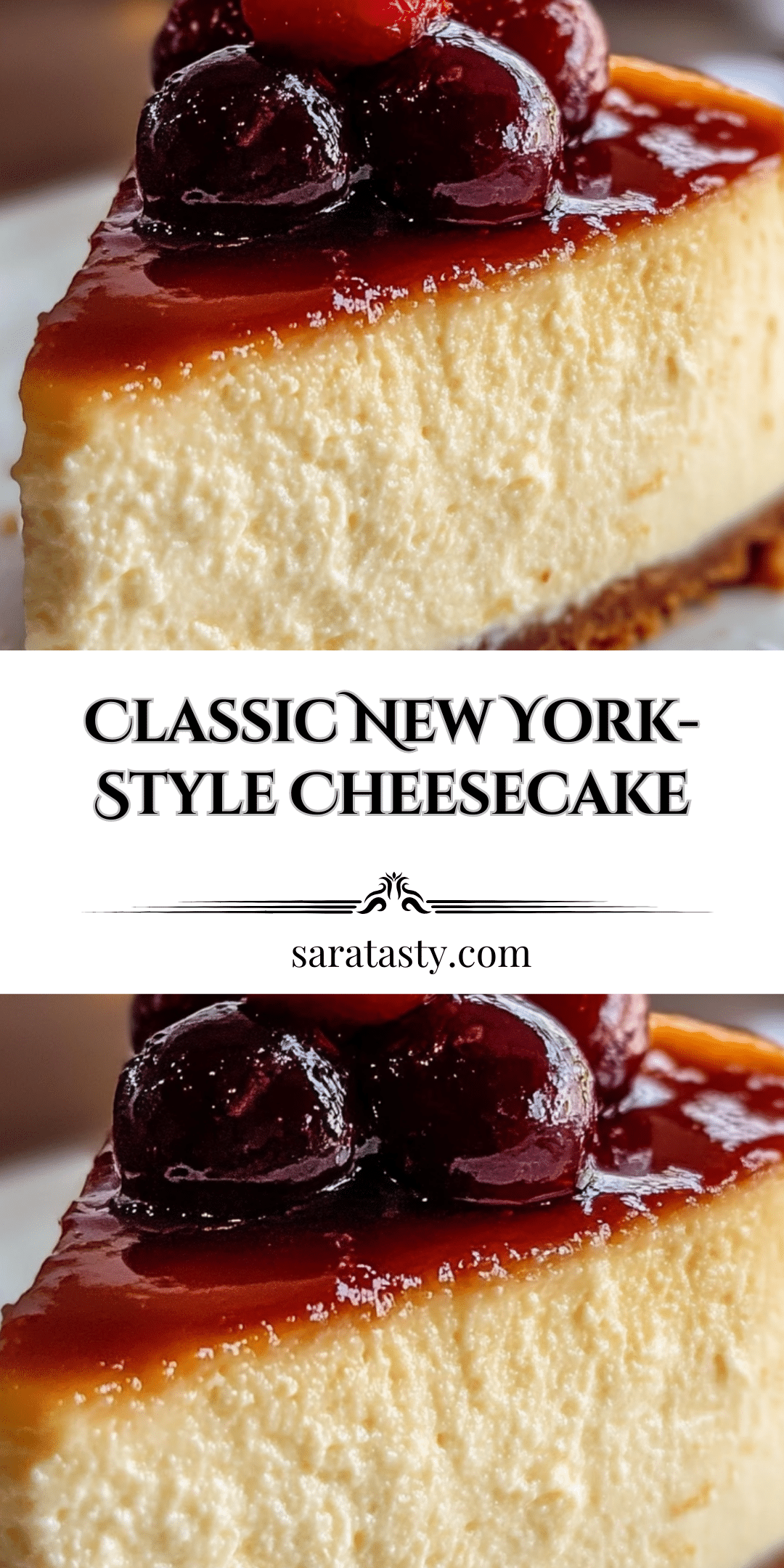 Home » Recipes » Desserts » Classic New York-Style Cheesecake