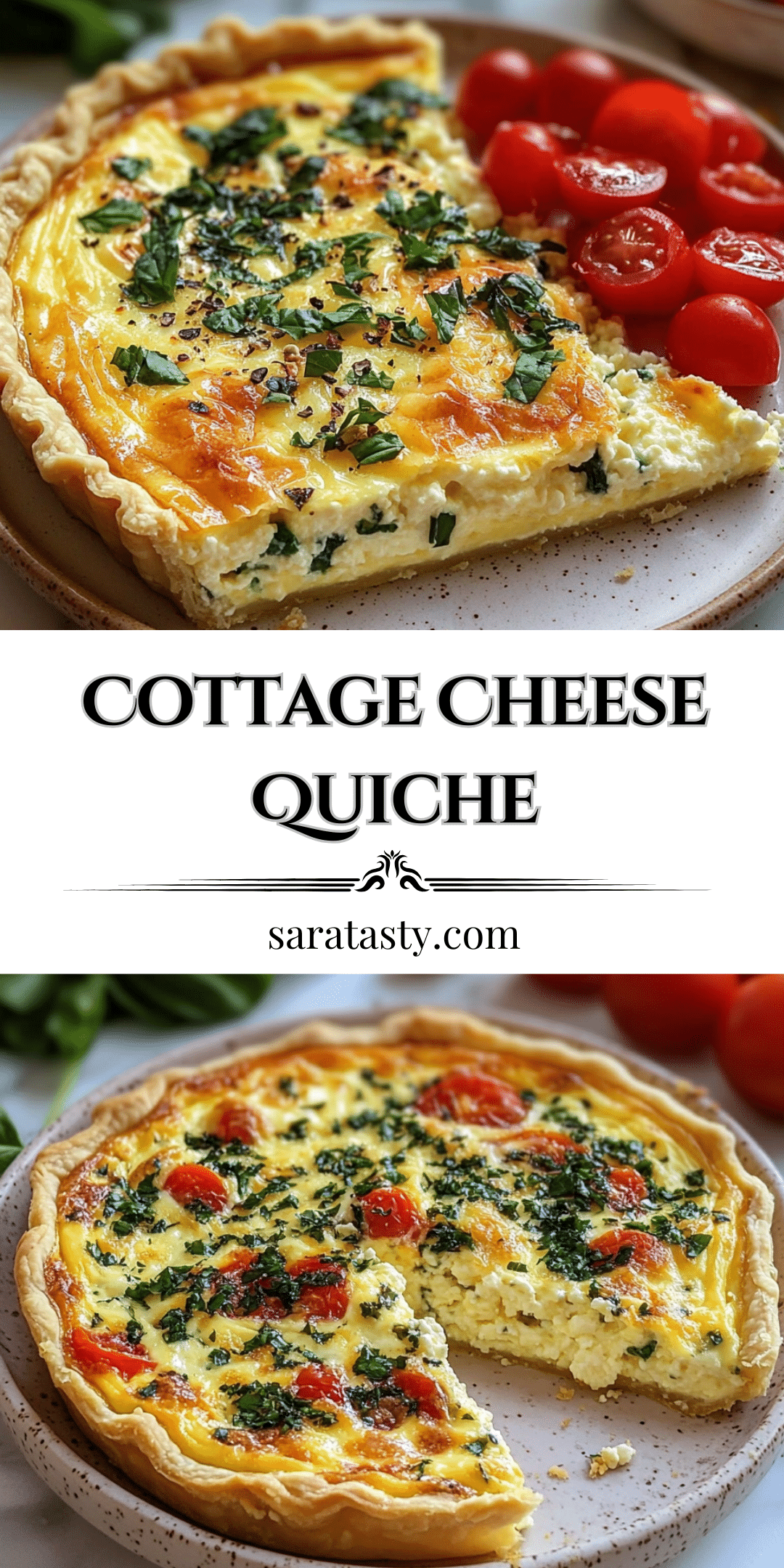 Home » Recipes » Breakfasts » Cottage Cheese Quiche