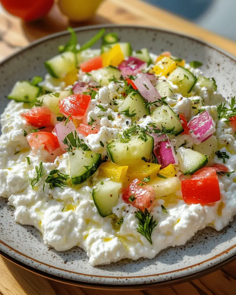 Home » Recipes » Salads » Cottage Cheese Salad