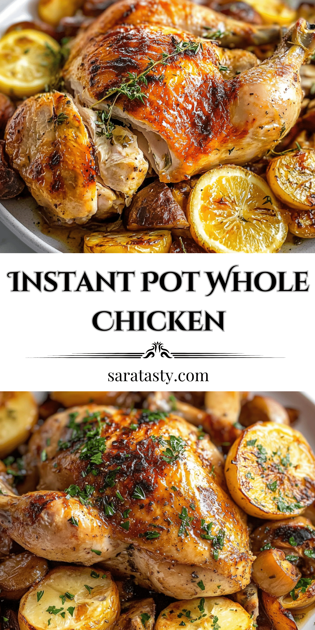 Home » Recipes » Main Courses » Instant Pot Whole Chicken