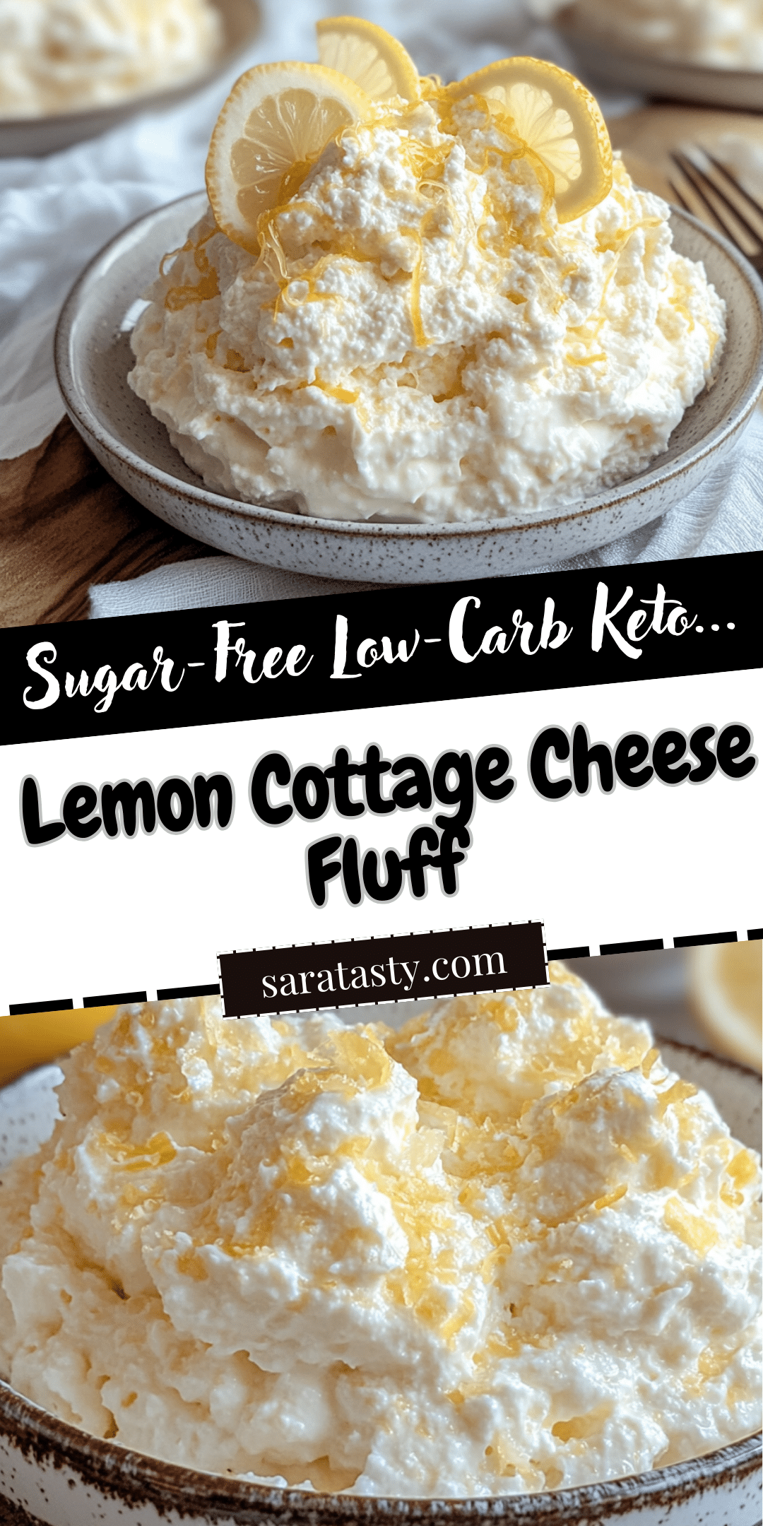 Home » Recipes » Sugar-Free Low-Carb Keto Lemon Cottage Cheese Fluff