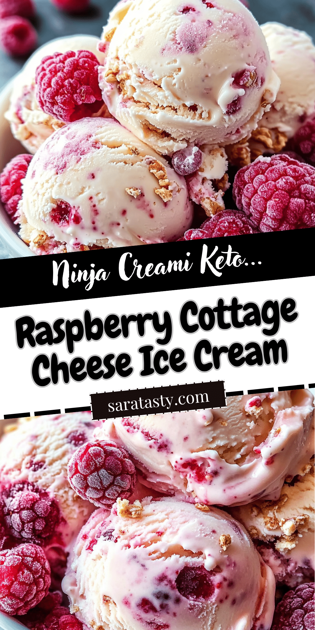 Home » Recipes » Desserts » Ninja Creami Keto Raspberry Cottage Cheese ...