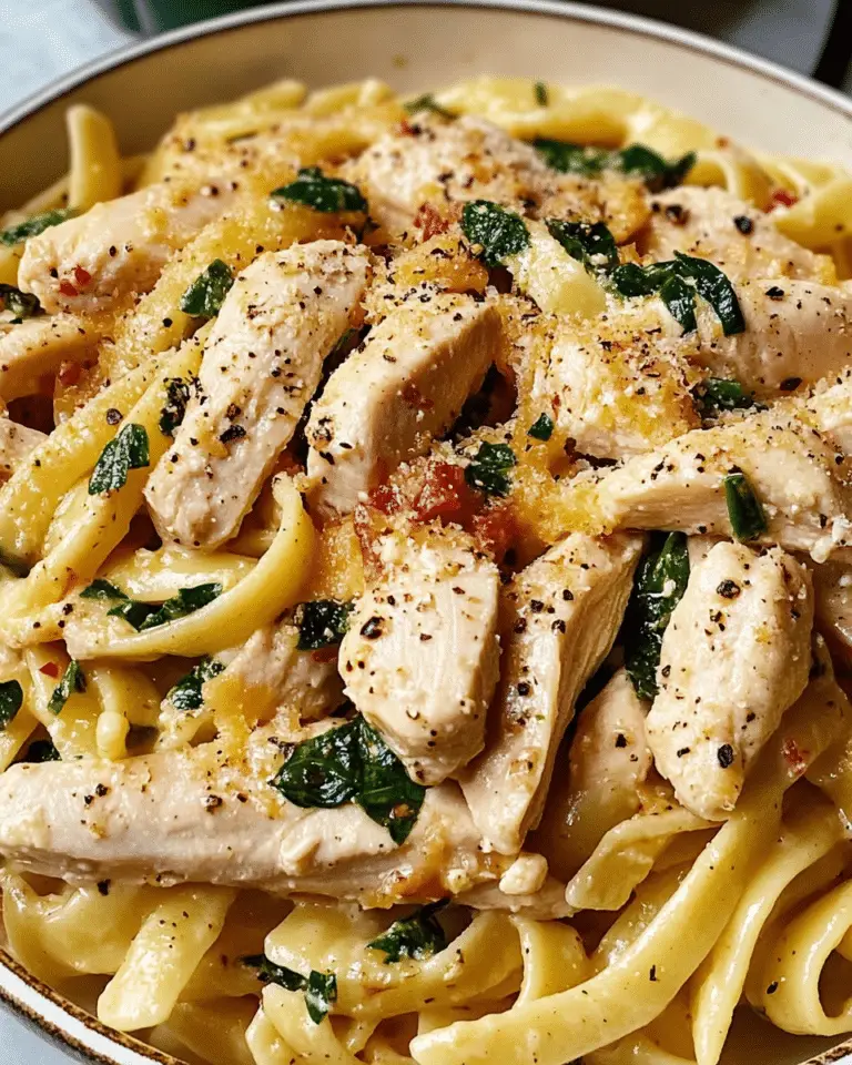 Home » Recipes » Main Courses » Chicken Florentine Pasta