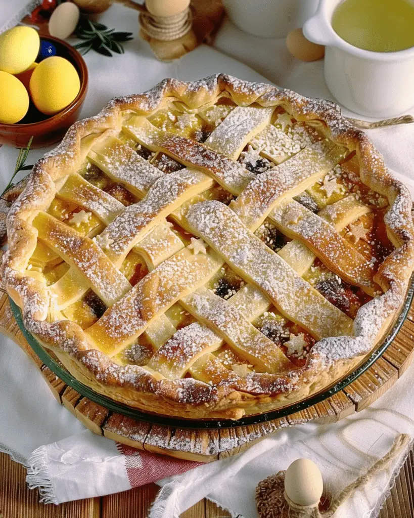 Home » Recipes » Desserts » Pastiera (Italian Easter Pie)