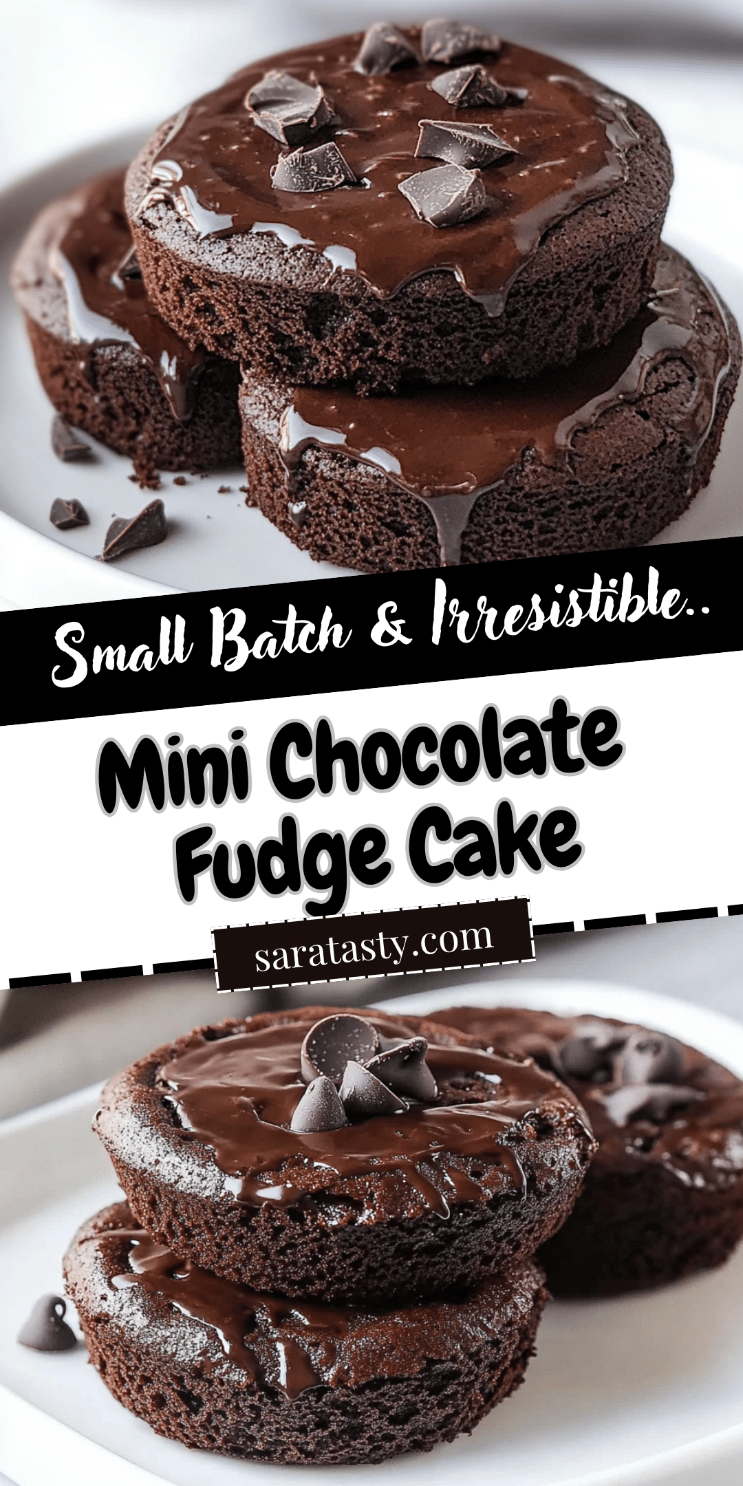 Home » Recipes » Desserts » Mini Chocolate Fudge Cakes – Perfect for ...
