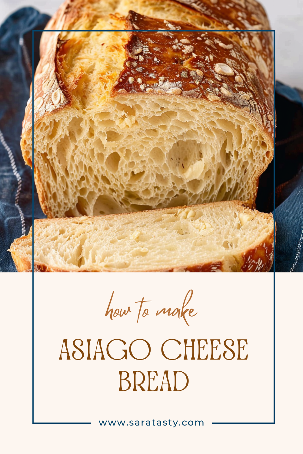 Home » Recipes » Bread » Asiago Cheese Bread