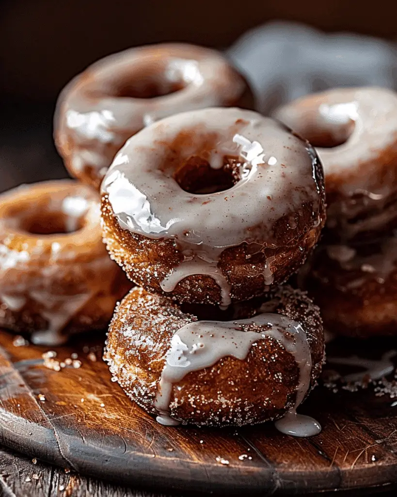 Home » Recipes » Breakfasts » Baked Apple Cider Doughnuts with Cinnamon Maple Glaze