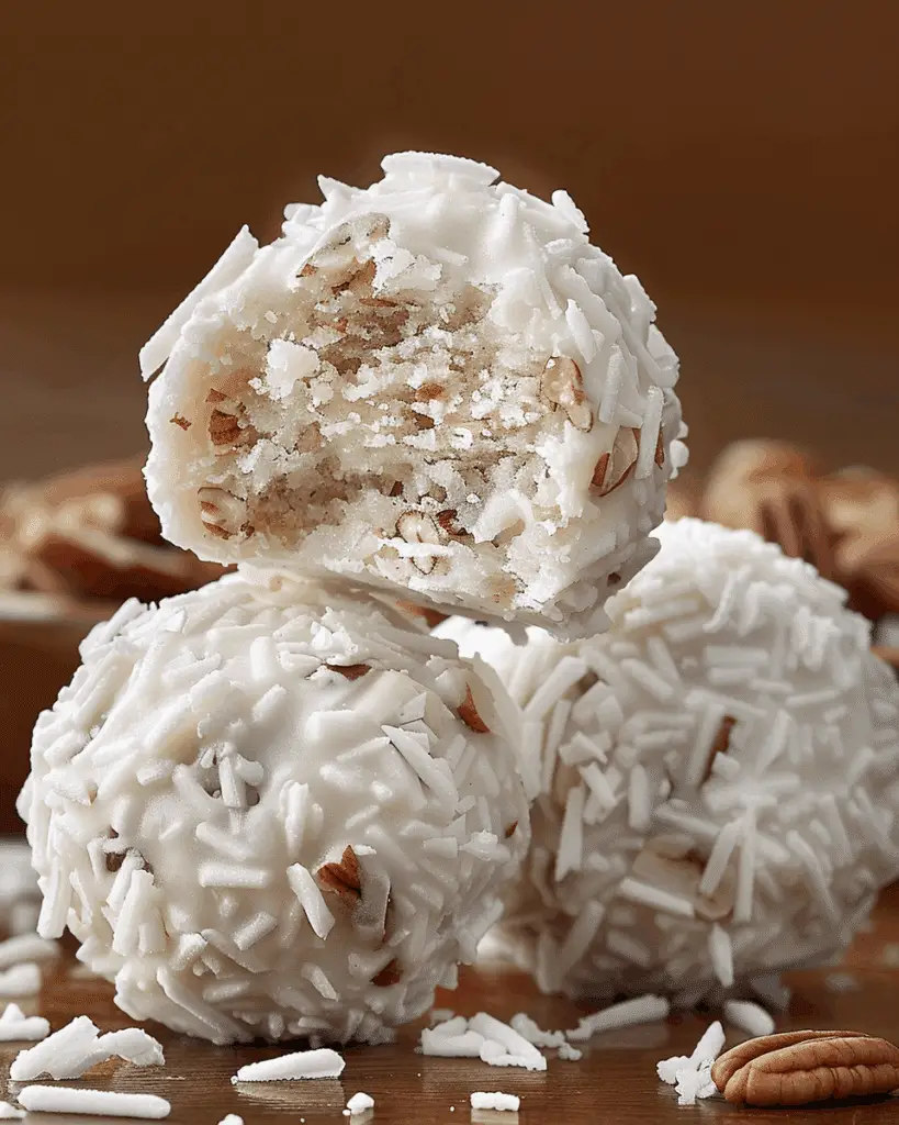 Buttery Pecan Snowball Cookies