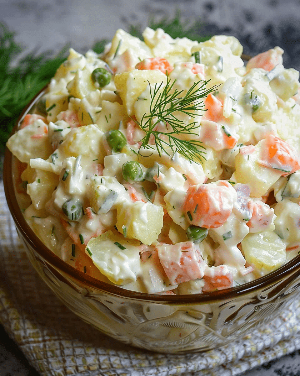 Olivier Salad – Russian Potato Salad