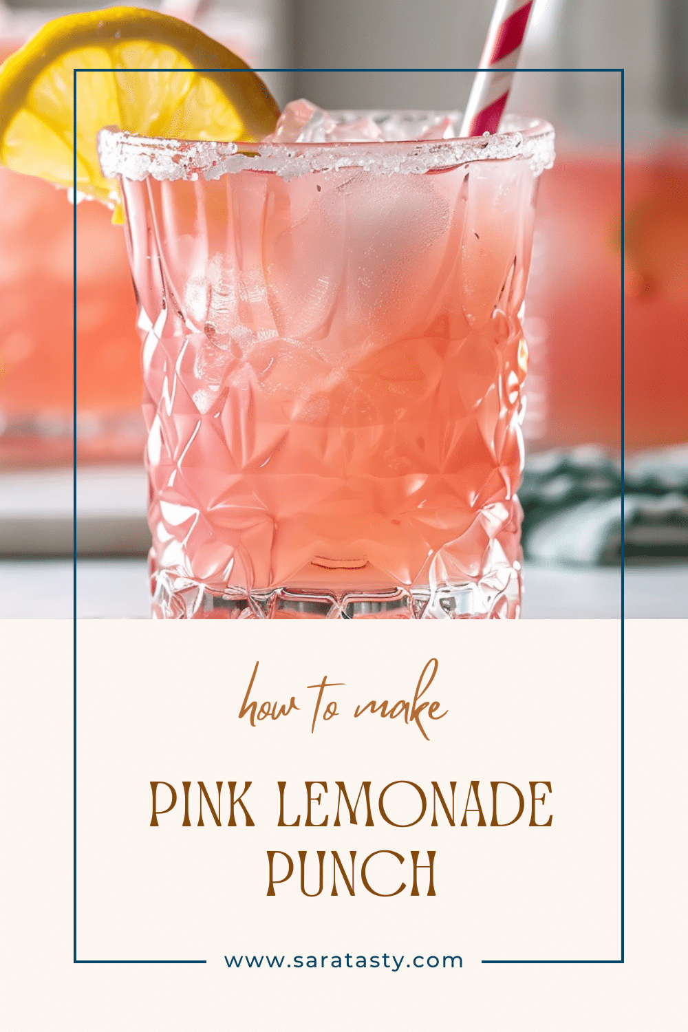 Home » Recipes » Desserts » Pink Lemonade Punch