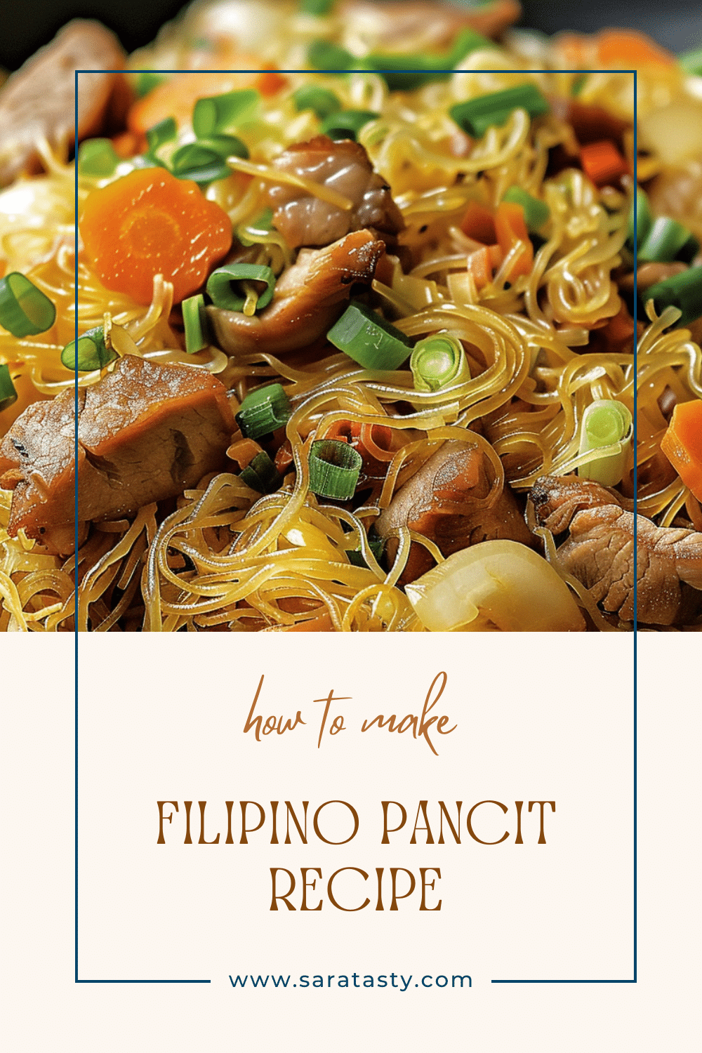 Home » Recipes » Dinners » Filipino Pancit Recipe