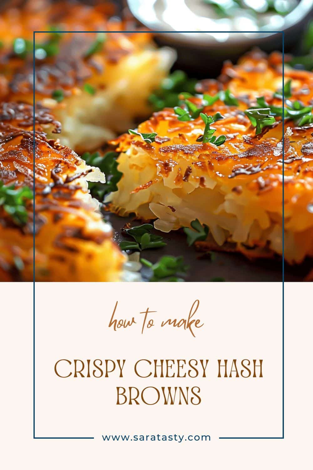 Home » Recipes » Side Dishes » Crispy Cheesy Hash Browns