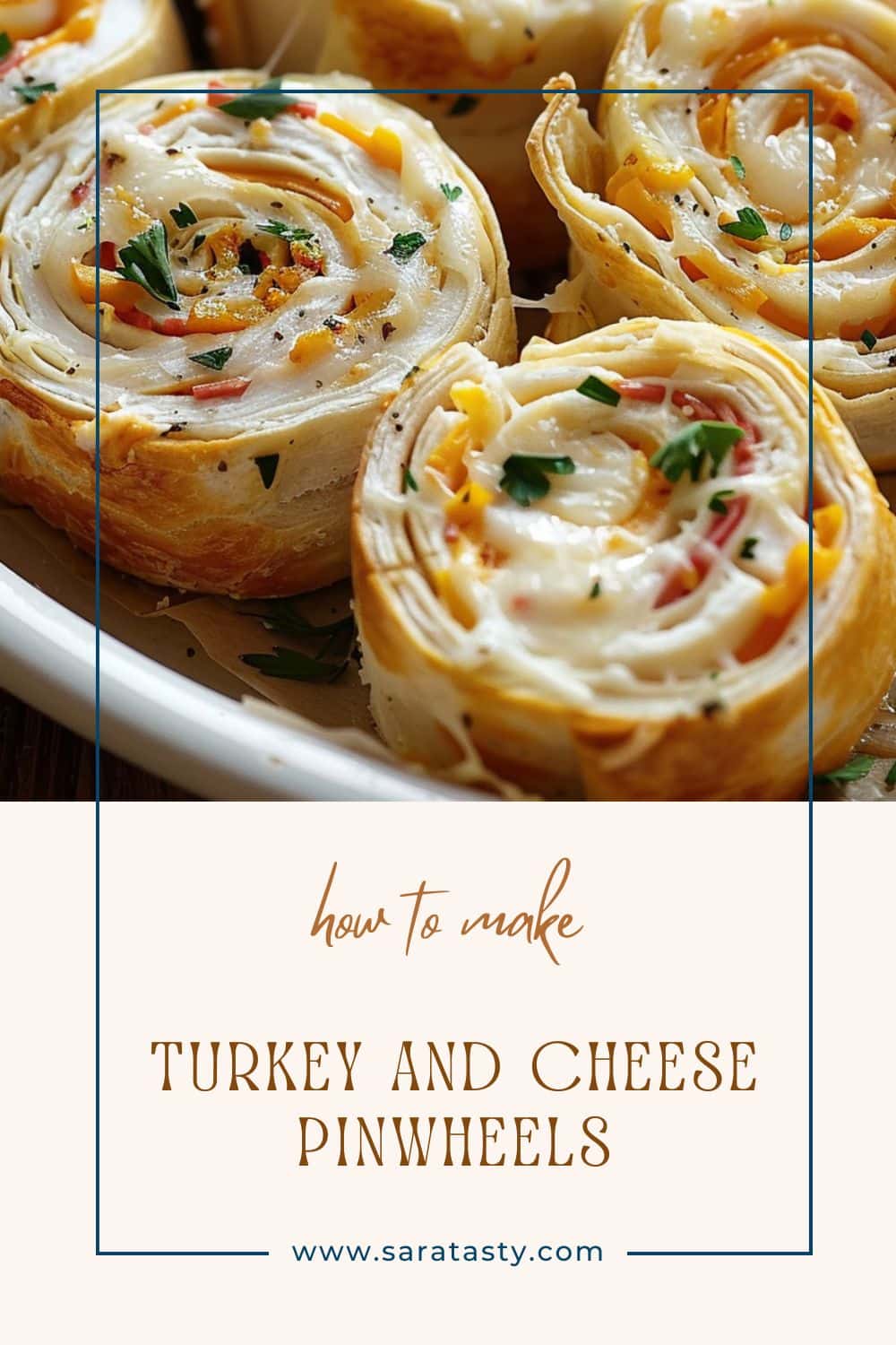 Home » Recipes » Appetizers » Turkey and Cheese Pinwheels: An Amazing ...