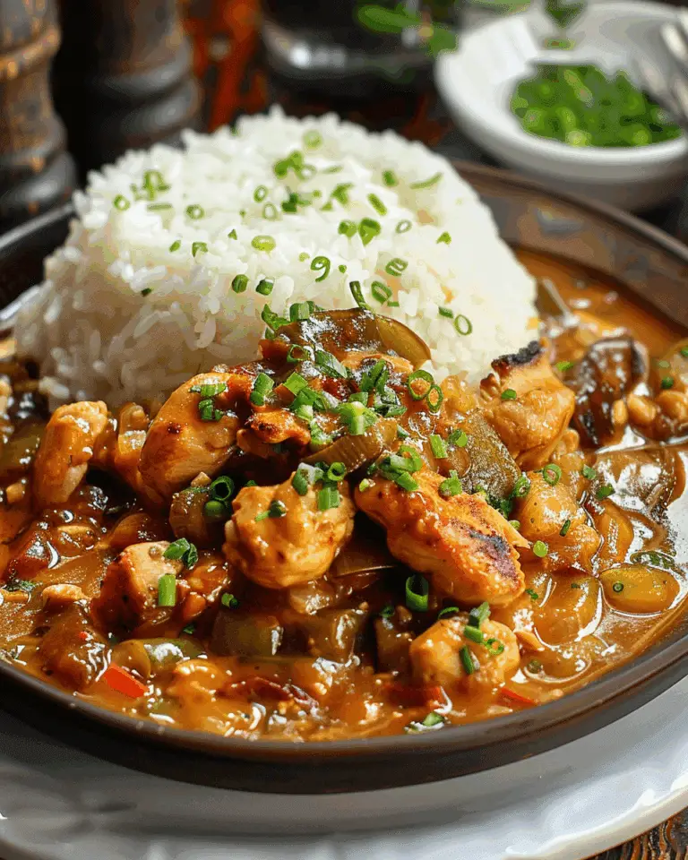 Home » Recipes » Main Courses » Authentic Chicken Étouffée Recipe