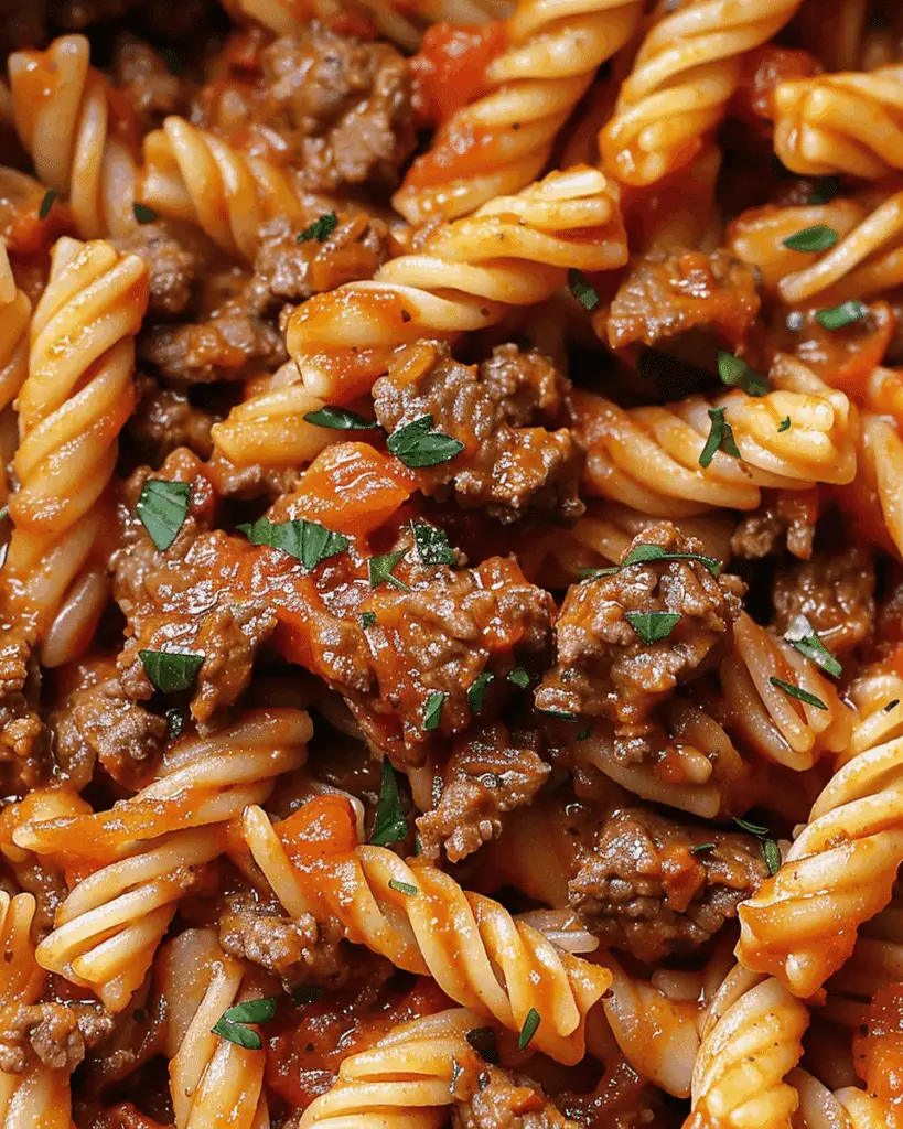 Home » Recipes » Dinners » Easy Beef Ragu Pasta Recipe