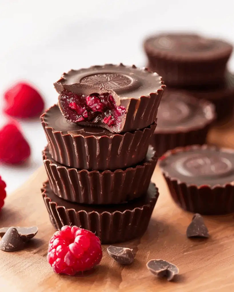 Home » Recipes » Desserts » Chocolate Raspberry Cups