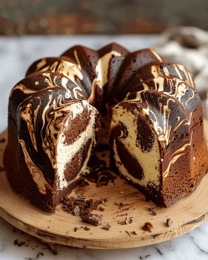 Home » Recipes » Desserts » Double Chocolate Ricotta Marble Cake: A ...
