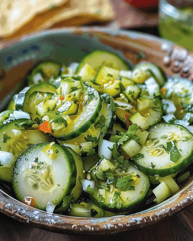 Home » Recipes » Side Dishes » Mexican-Style Cucumbers