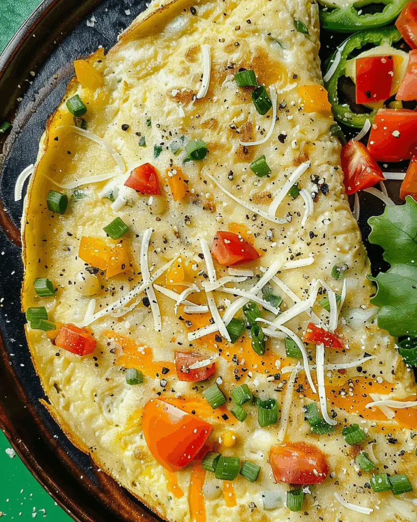 Home » Recipes » Breakfasts » How To Make A Vegetable Omelette (Perfect ...