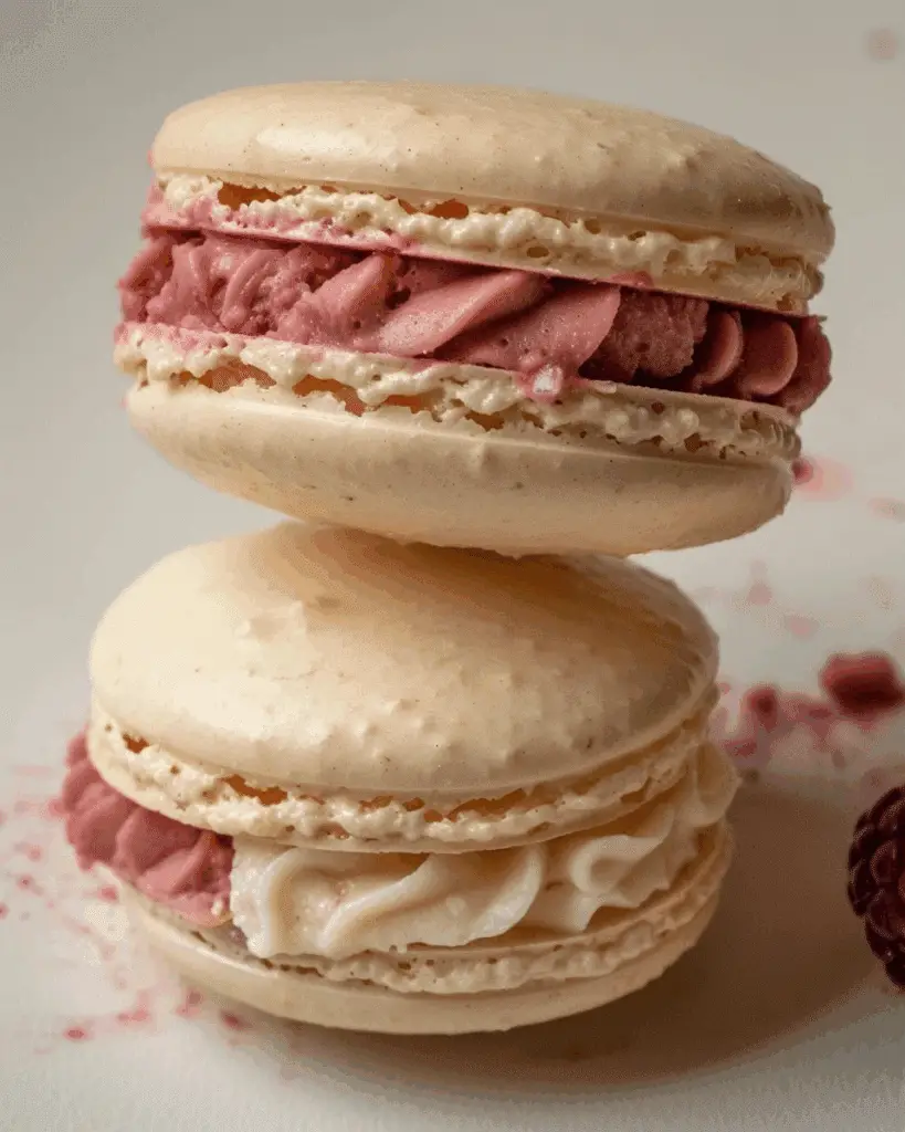 Home » Recipes » Desserts » White Chocolate Raspberry Macarons Recipe