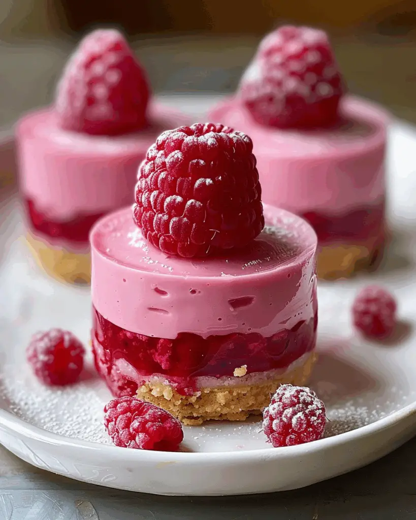Home » Recipes » Desserts » No-Bake Raspberry Cheesecake Cups: An ...
