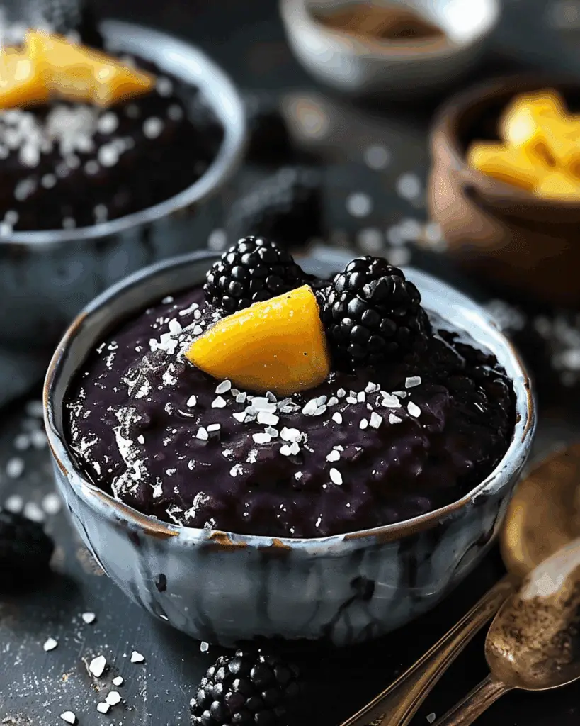 Home » Recipes » Desserts » Thai Black Sticky Rice Pudding: A Luxurious ...